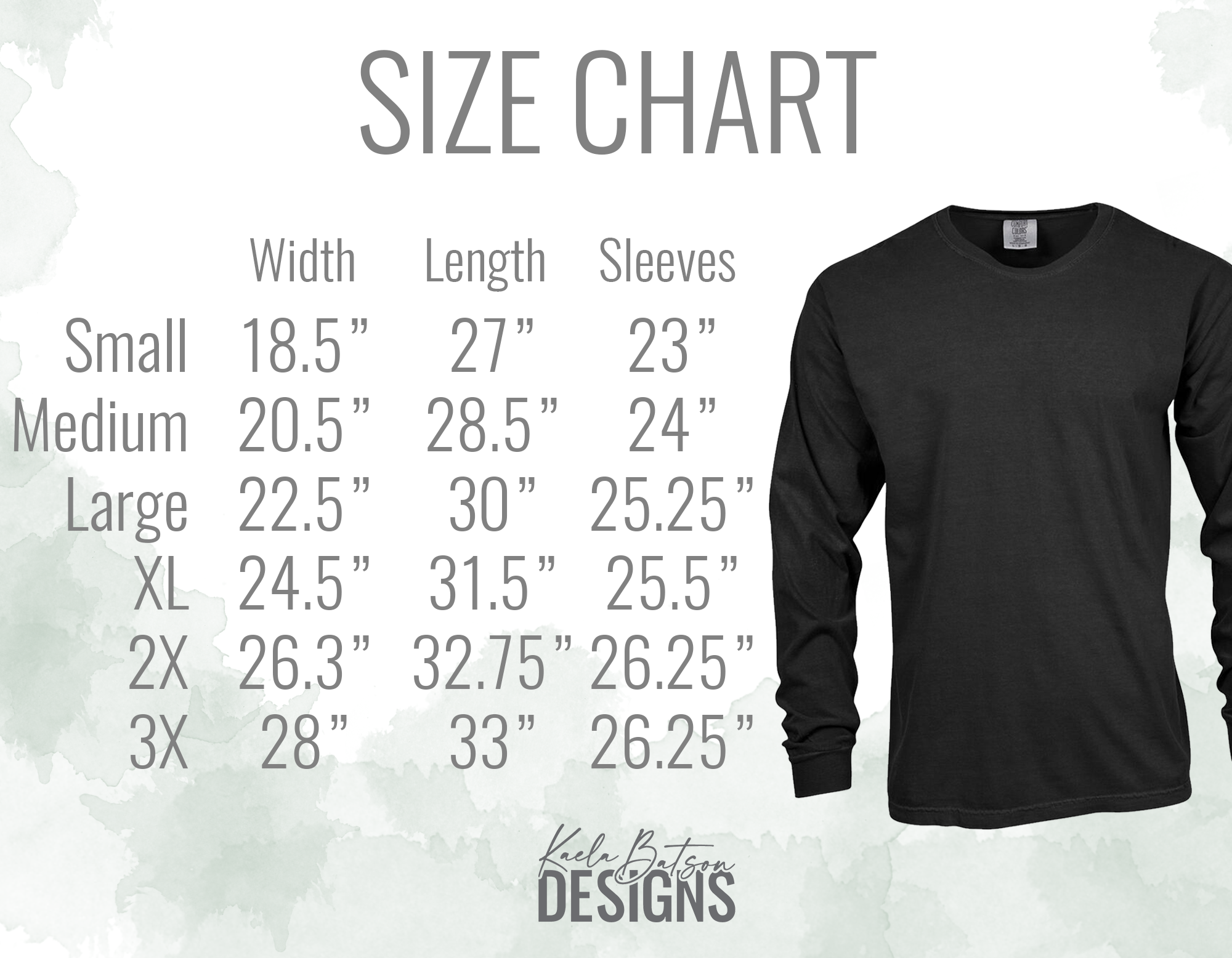 Mulan Signature Adult Long Sleeve Shirt – Kaela Batson Designs LLC