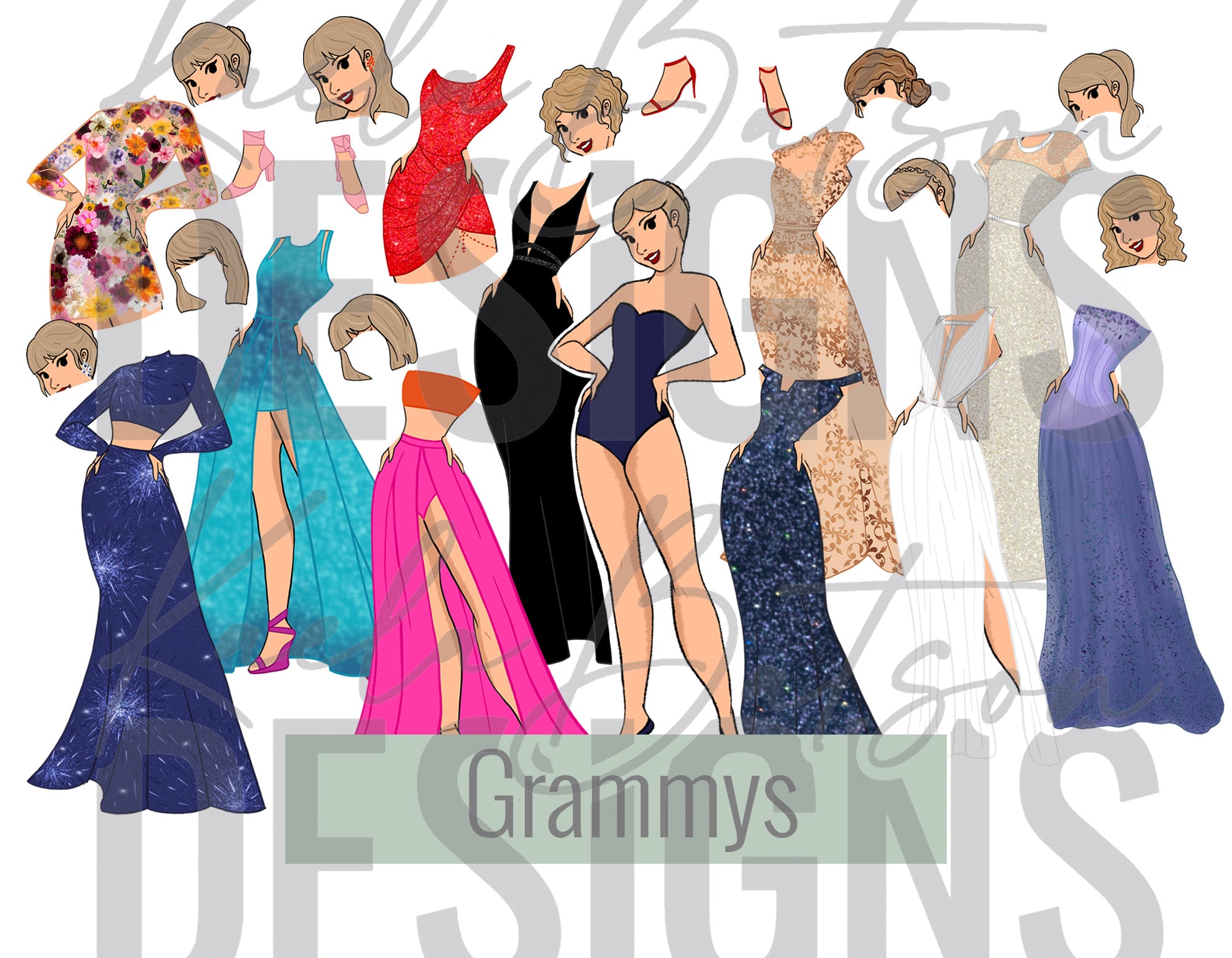 Grammys Dresses – Kaela Batson Designs LLC